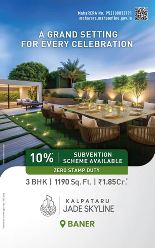Kalpataru Jade Skyline - Spacious 3 BHK Flats In Baner, Pune